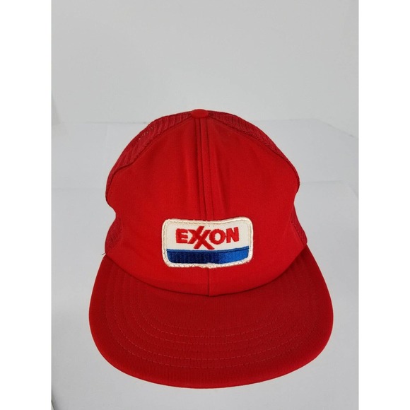 Unitog | Accessories | Vintage Unitog Exxon Oil Patch Trucker Hat Made ...